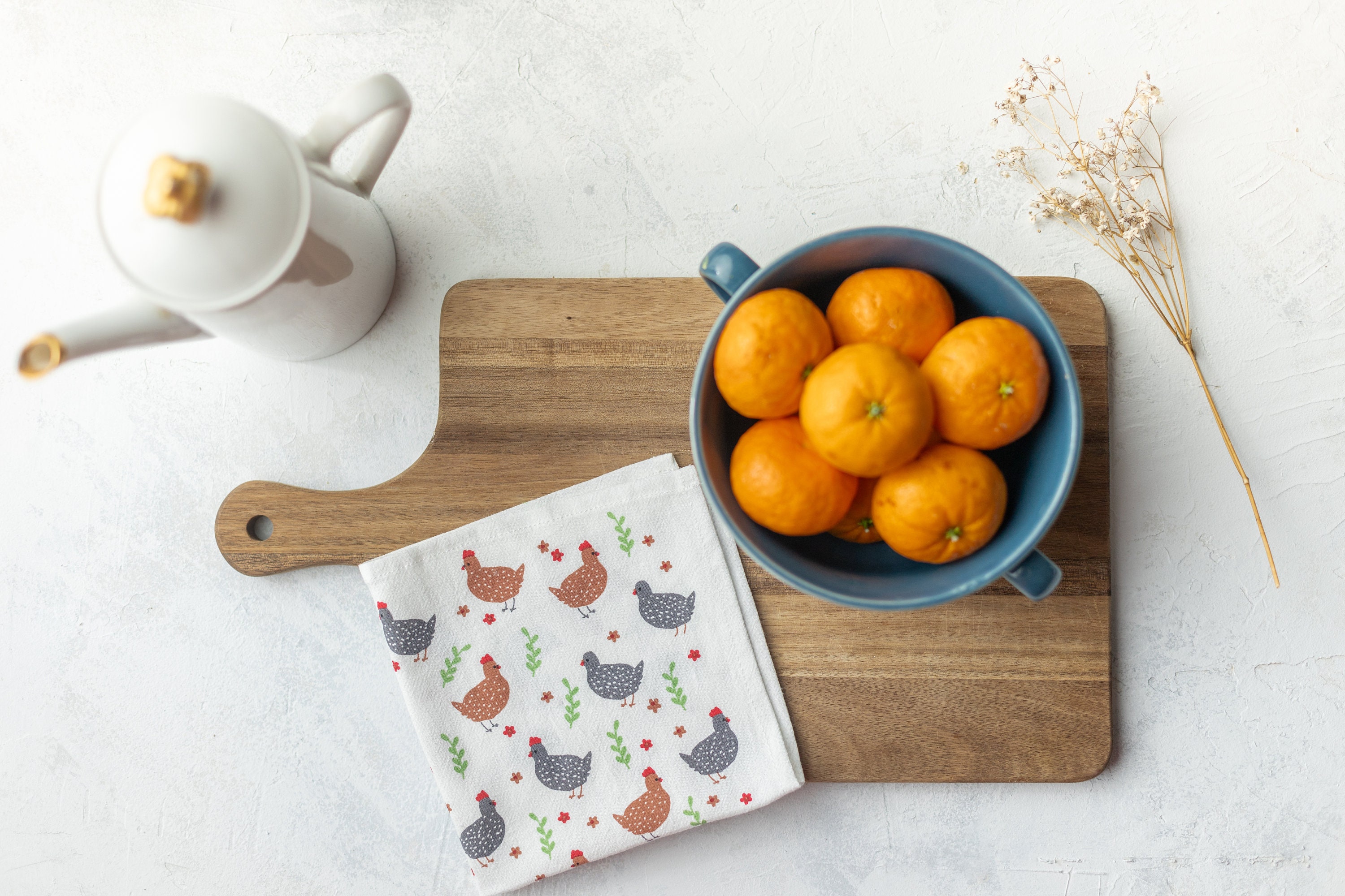Gift for Chicken Lover Reusable Napkins Cocktail Napkins Cloth Napkins ...
