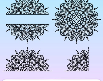 Peace Mandala SVG / Peace Sign Cut File / Mandala Silhouette / Peace ...