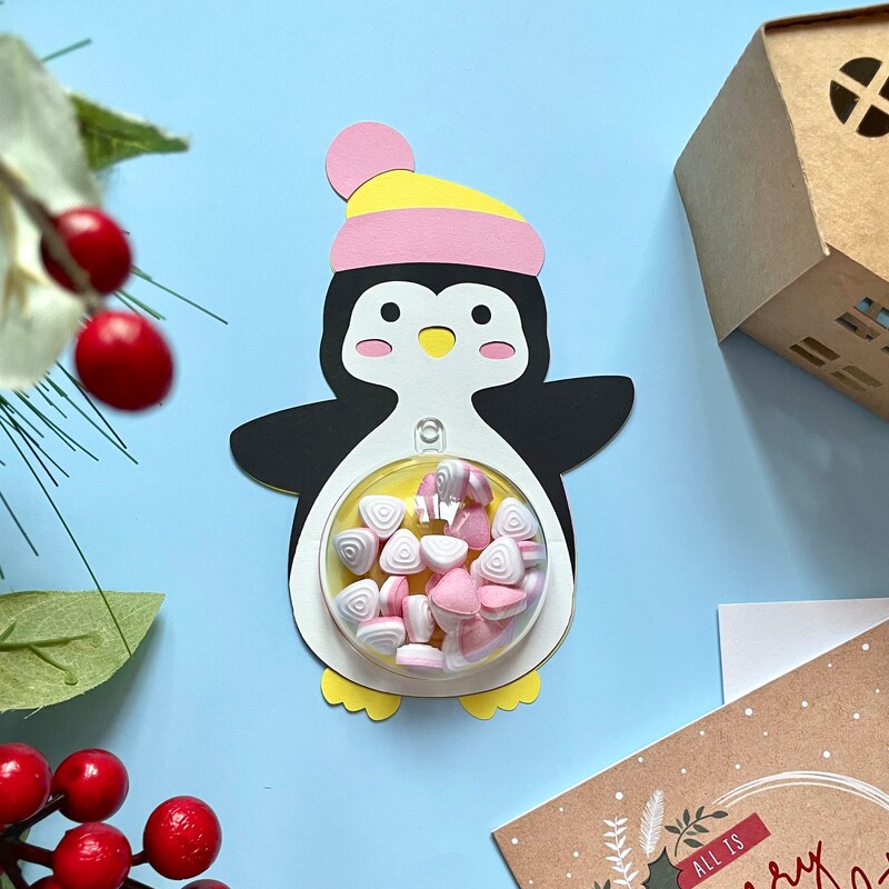 Penguin Candy Dome - Etsy