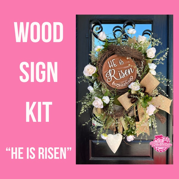 He is Risen Sign - Etsy