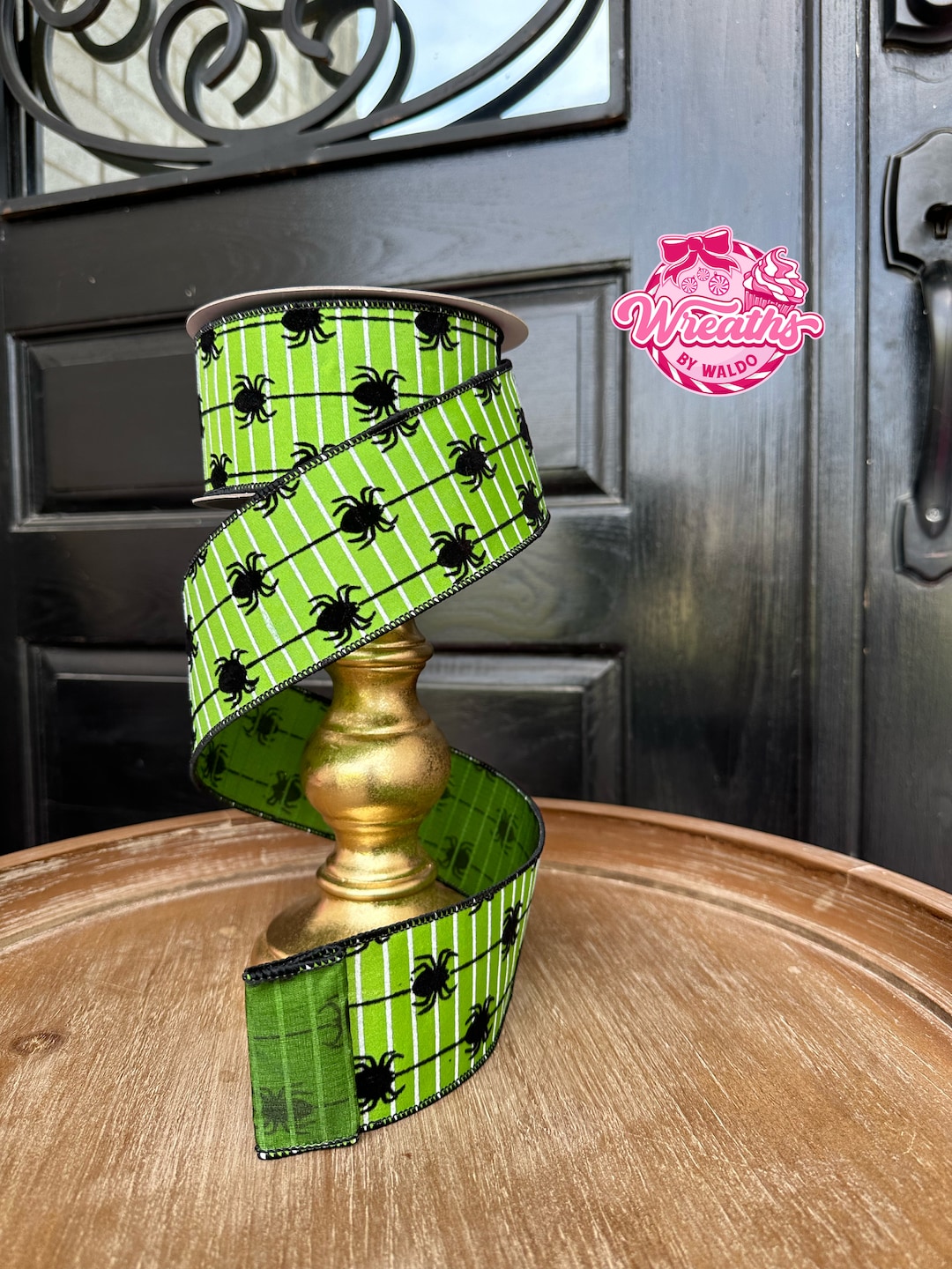 2.5 Inch 10 Yd Halloween Ribbon Ribbon, Farrisilk Wired Ribbon ...