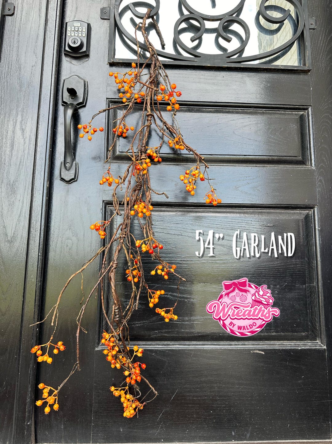 54 Inch Bittersweet Garland, Fall Spray, Autumn Spray, Halloween Spray ...