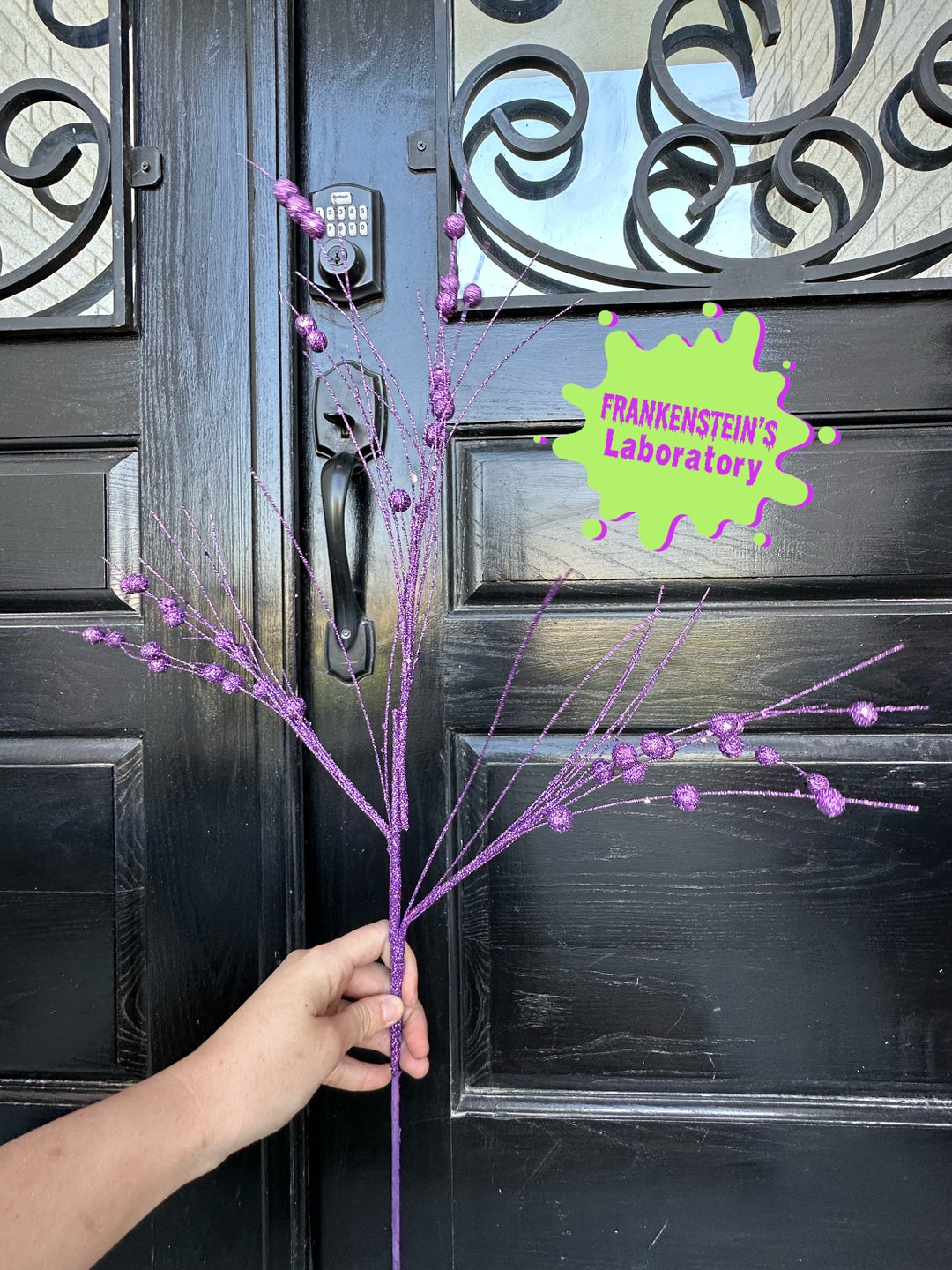 35 Purple Ball Halloween Spray, Radioactive Glitter Spray, Halloween ...