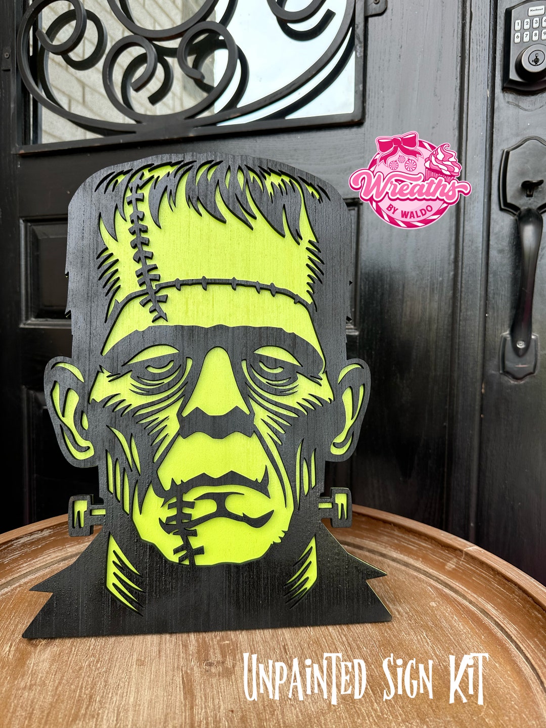 READ Descriptionunpainted Wood Sign Kit, Halloween Sign Kit ...