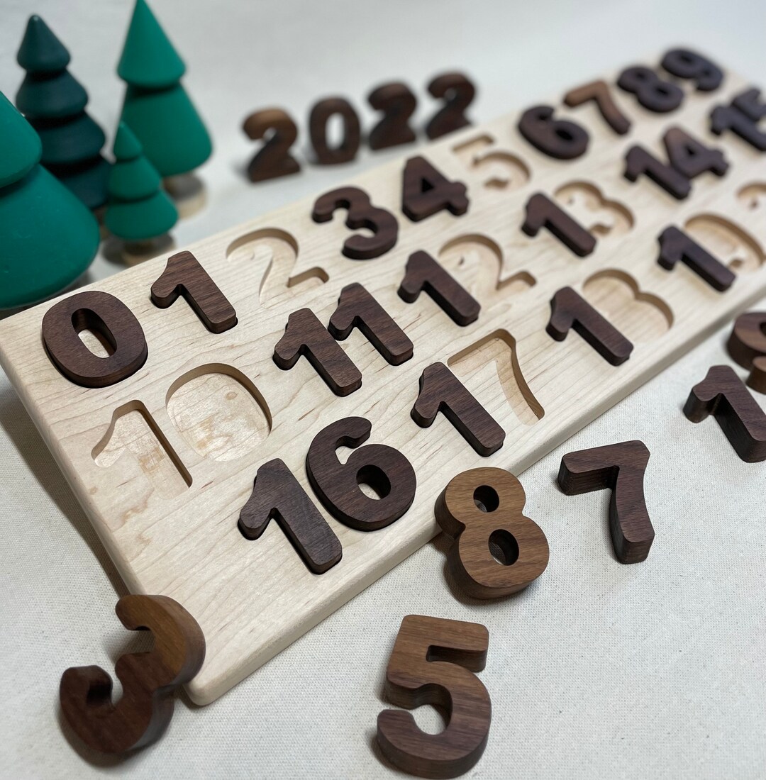 1 to 20 Wooden Number Board | Fun and Functional Sensory Activity ...