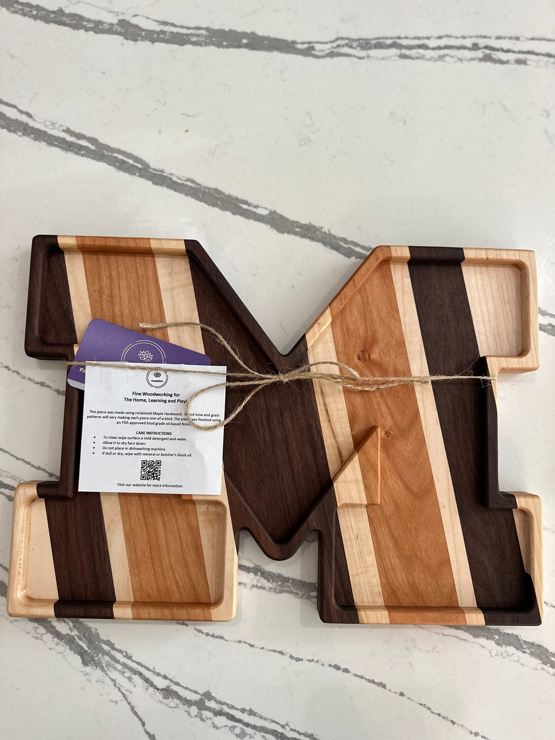 University of Michigan Decorative Wood Tray I Catch All Tray | Alumni ...