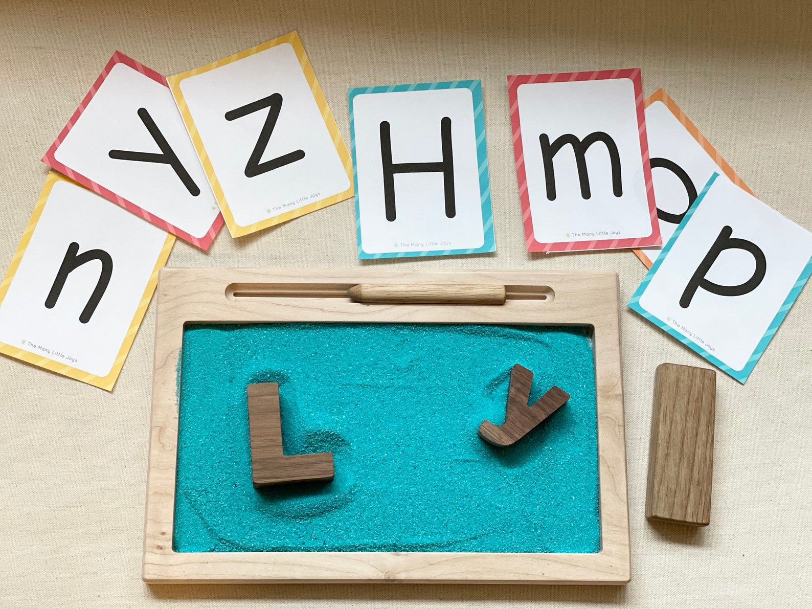 Sand Tray Wooden Sand Tracing Tray Montessori Inspired - Etsy