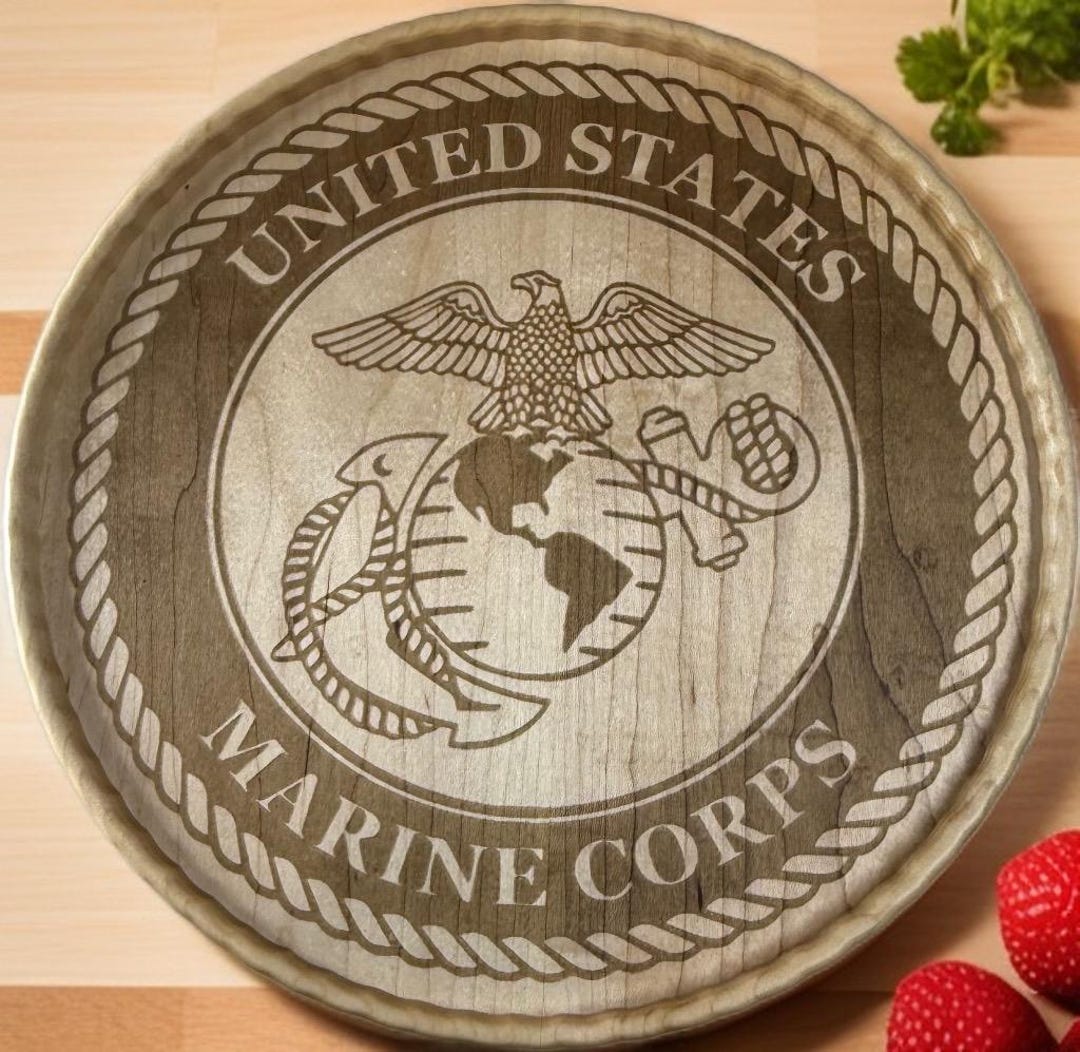 Marine Corps. Decorative Wood Tray I Wood Serving Tray | Cutting Board ...