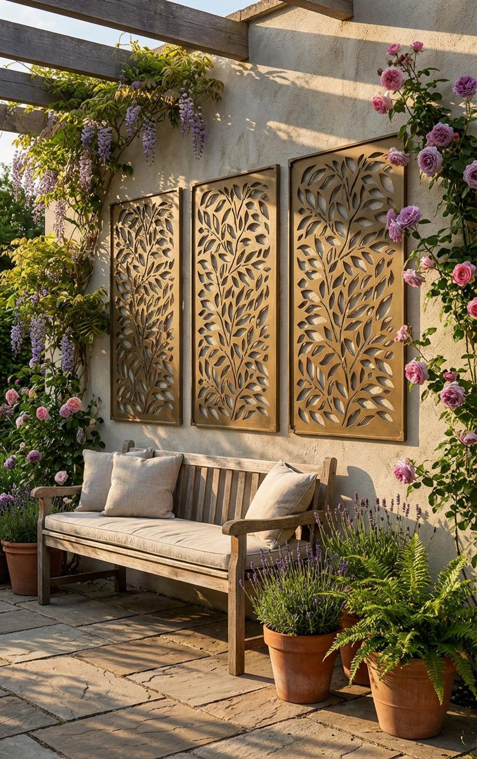 Decorative Wooden Panels, Outdoor Wooden Panelling, Customisable - Etsy