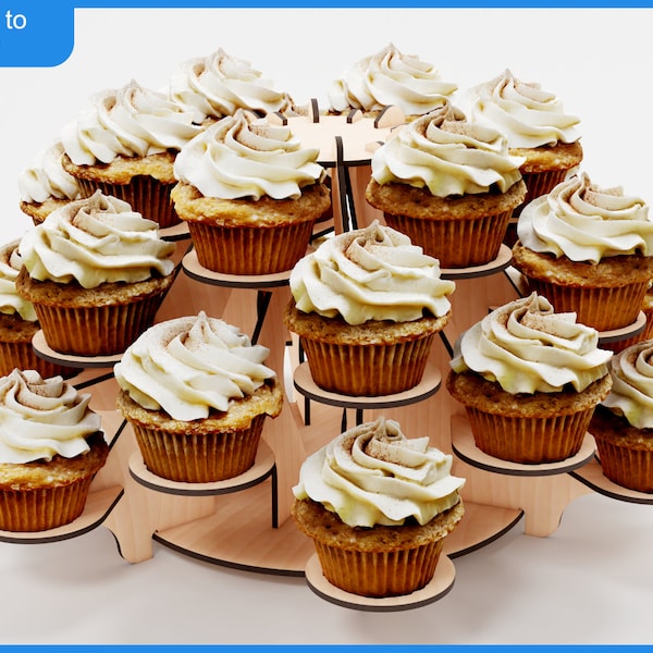Laser Cut Cake Stand - Etsy UK