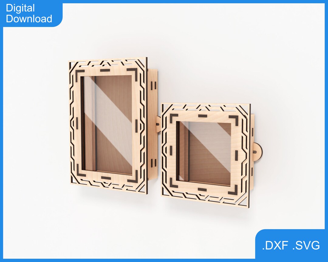 Shadow Box Picture Frames .SVG .DXF Templates - Etsy