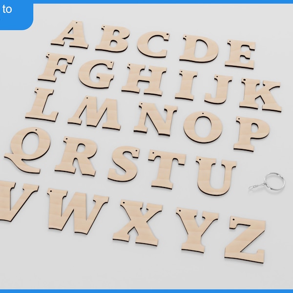 Laser Cut Keychain - Etsy UK