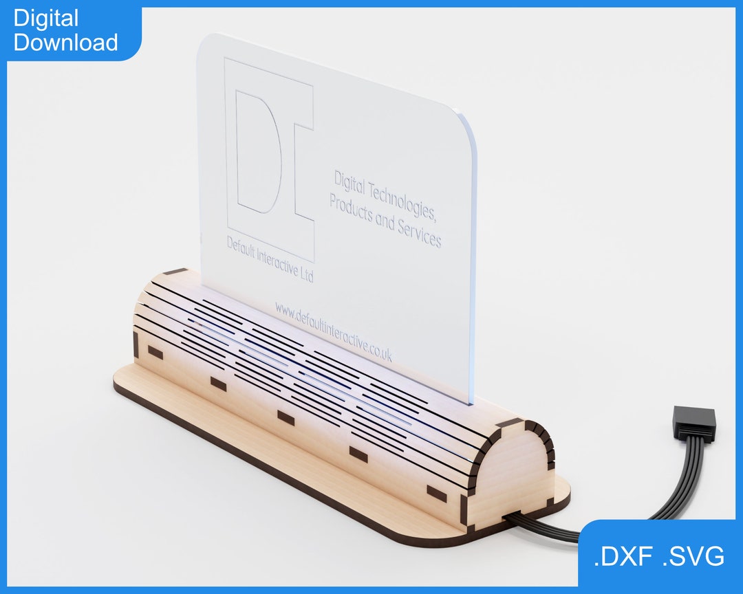 LED Light Base .SVG .DXF Templates - Etsy