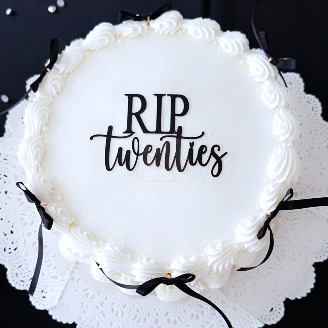 RIP Twenties Birthday, RIP 20's Party - Etsy