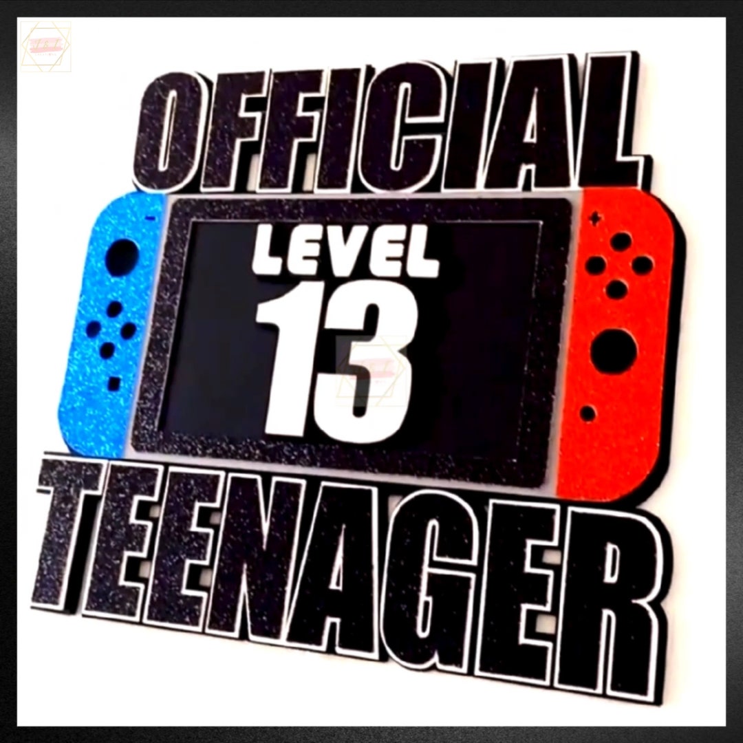 Official Teenager Cake Topper Thirteenth Birthday Cake - Etsy