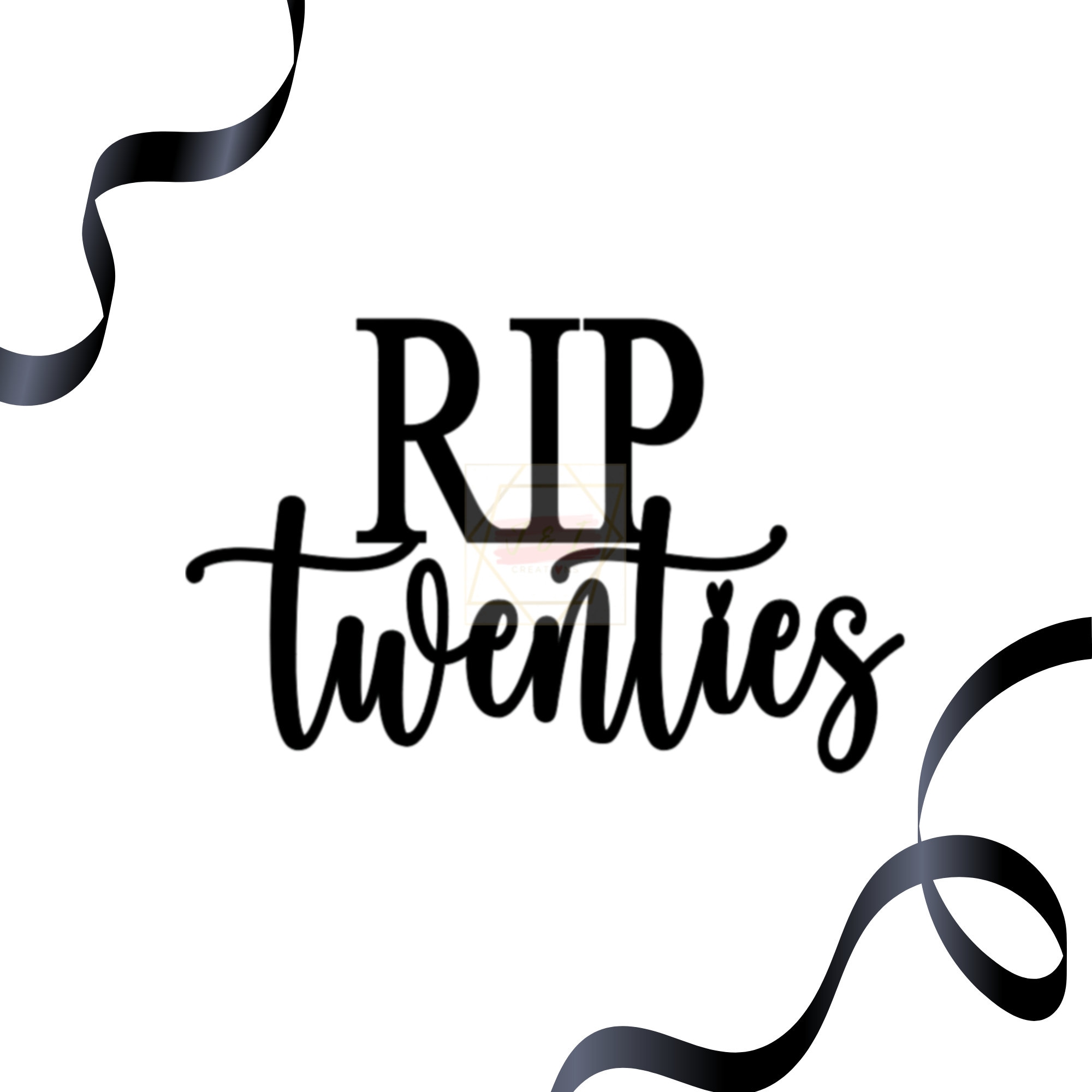 RIP Twenties Birthday, RIP 20's Party - Etsy