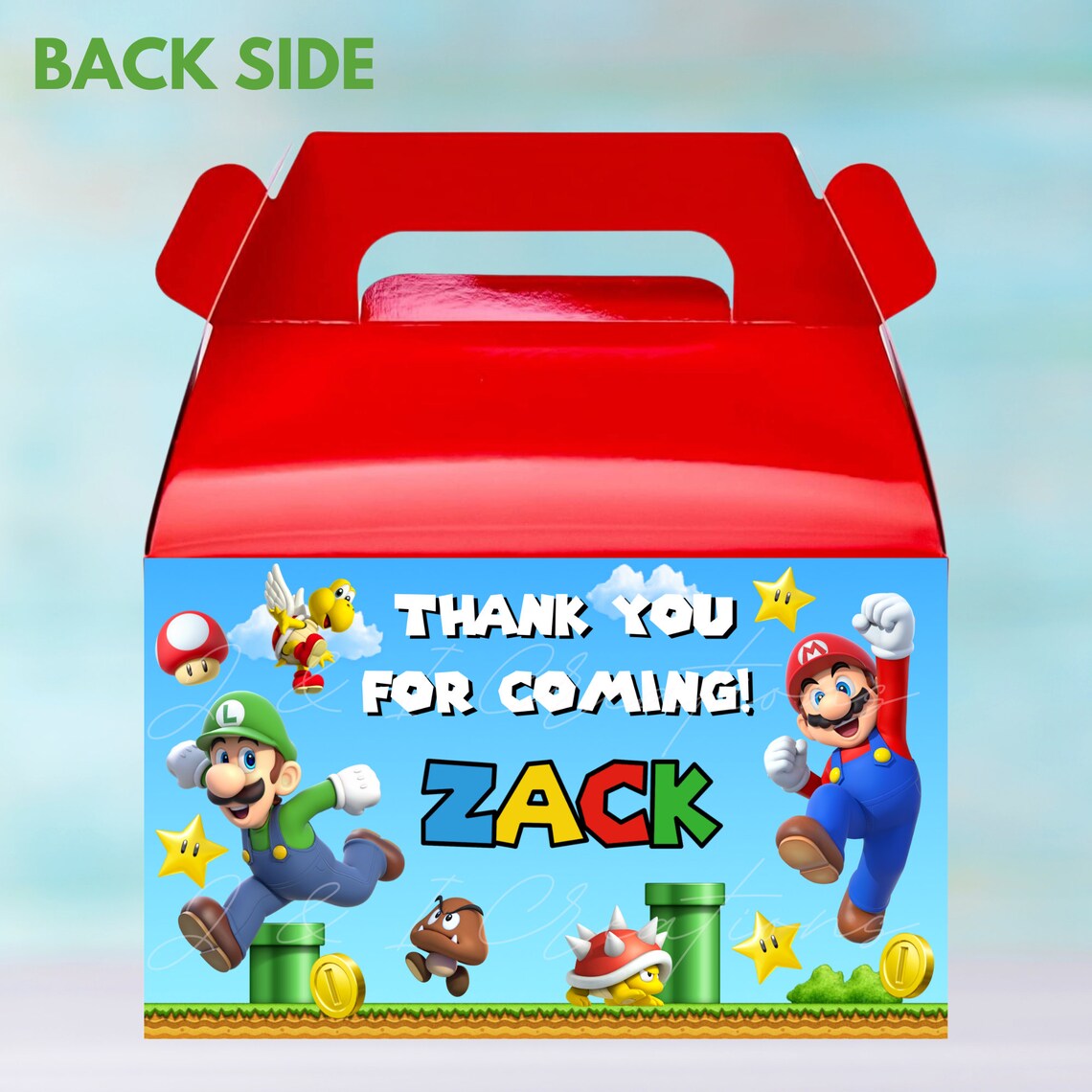Super Mario Favor Boxes, Super Mario Party, Treat Boxes - Etsy