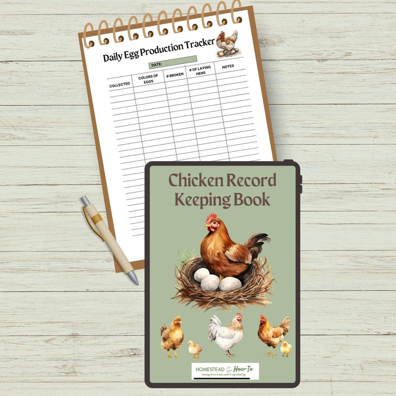 Chicken Record Keeping Log| Chicken Keeping Printables | Backyard ...