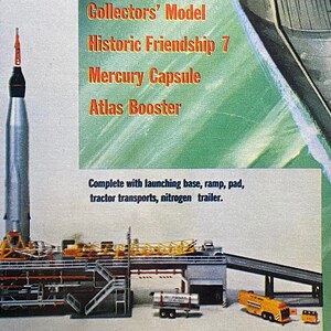 EVERYTHING IS go Collectors Model Friendship 7 Complete With Launching ...