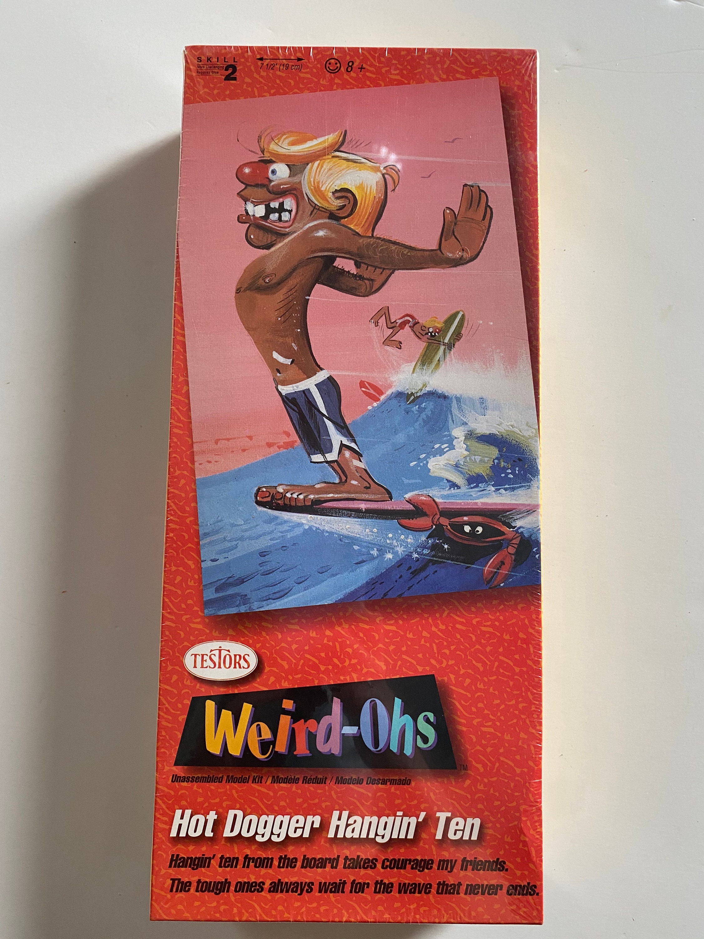 Testors Weird-ohs 'hot Dogger Hangin' Ten Model Kit **NEVER OPENED** - Etsy