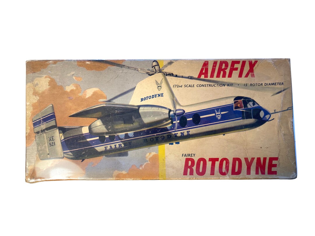 Airfix Fairey Rotodyne Model Kit 1:72 Scale Rare Kit **NEVER OPENED ...