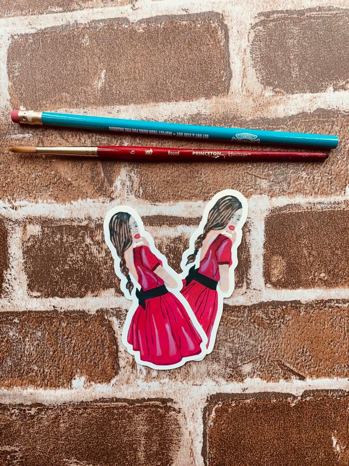 Stickers watercolor painting sticker cut sticker 2021. gift holographic ...