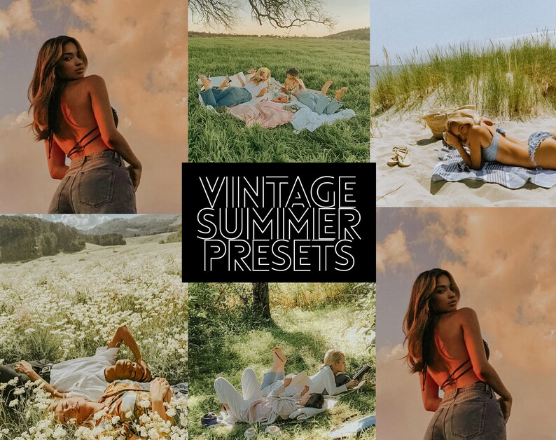 5 Vintage Summer Polaroid Lightroom Desktop & Mobile Presets for Travel ...