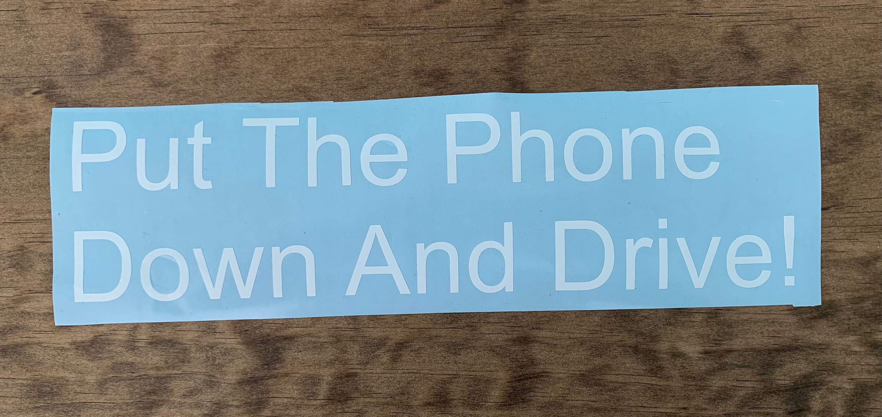 Put the Phone Down and Drive Car Decal - Etsy