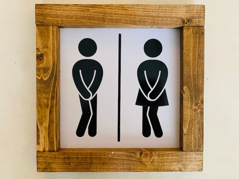 Funny Bathroom Boys/girls Sign - Etsy