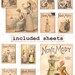 Vintage Fashion Old Magazine Covers, Authentic 1890-1910 Pages, Junk ...