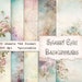 Shabby Chic Background Sheets Printable, Romantic Vintage Grunge ...