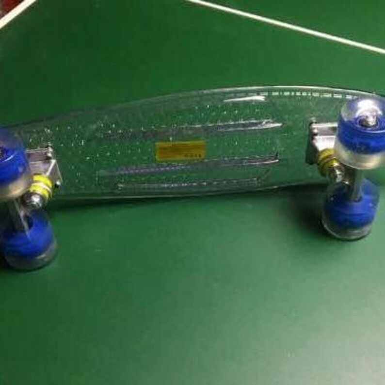 Vintage Clear Skateboard Deck With Light up Wheels - Brand New - Etsy