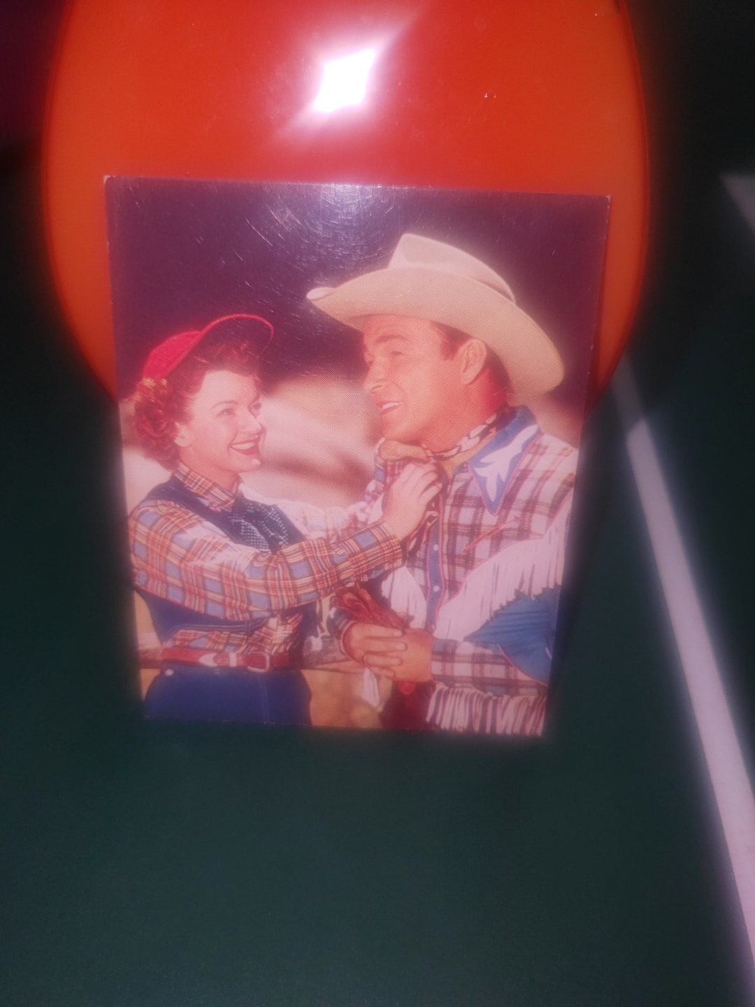 Vintage Roy Roger's & Dale Evans Rare Tracard 3 King and Queen of the ...