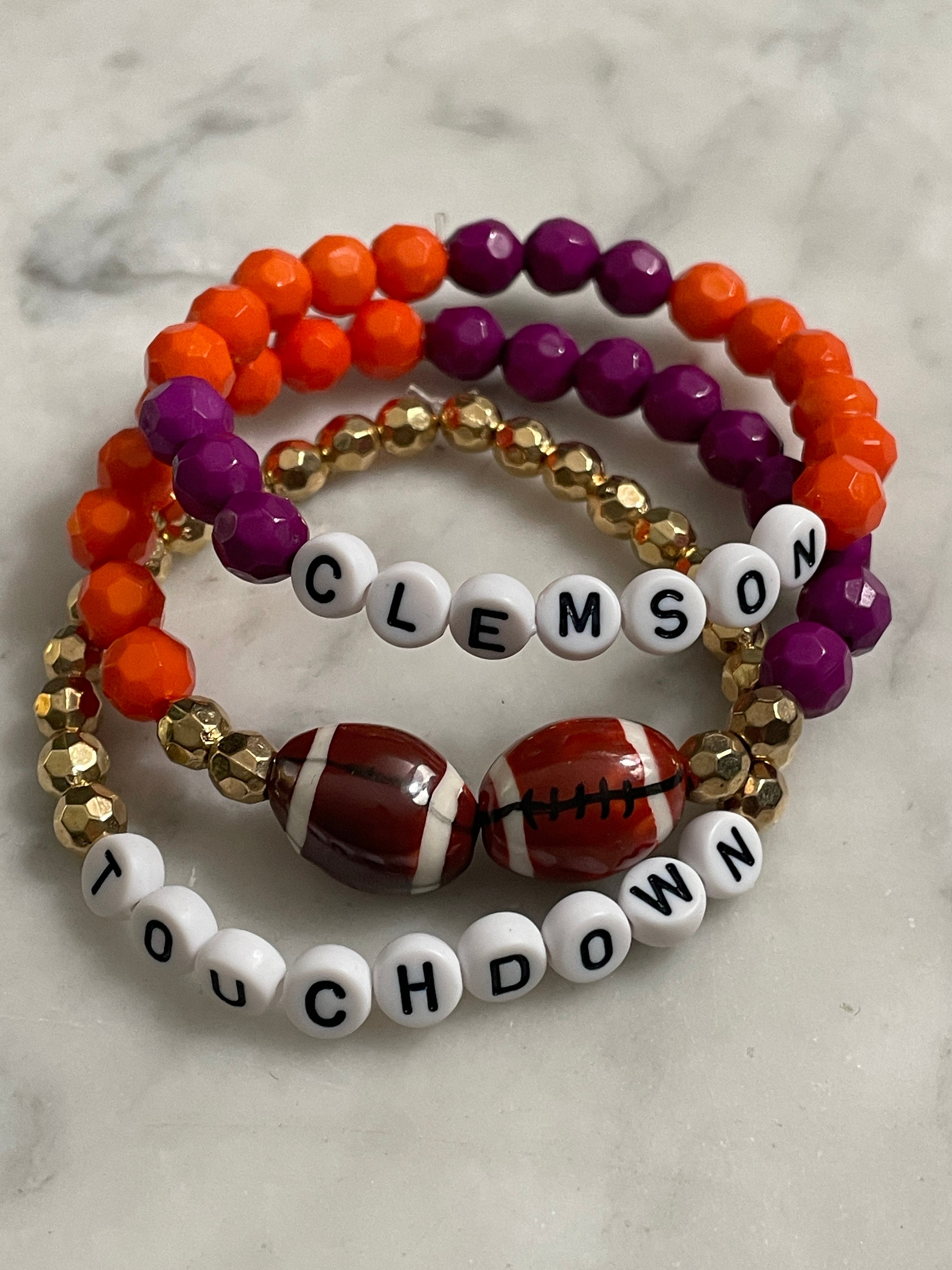 Football Teams Bracelets- Set of 3 - Etsy