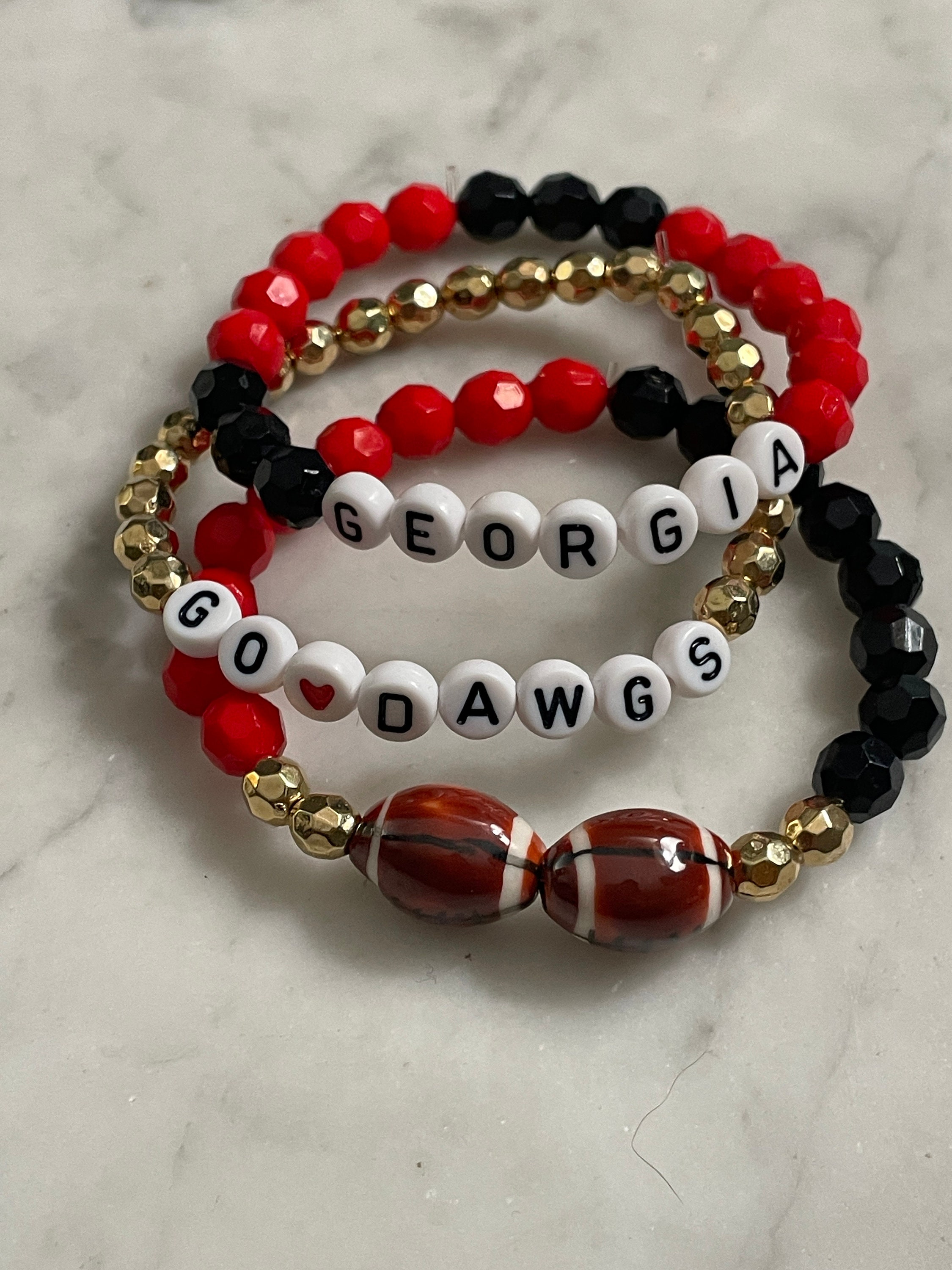 Football Teams Bracelets- Set of 3 - Etsy