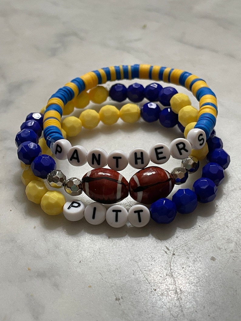 Football Teams Bracelets Set of 3 - Etsy