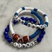 Football Teams Bracelets- Set of 3 - Etsy