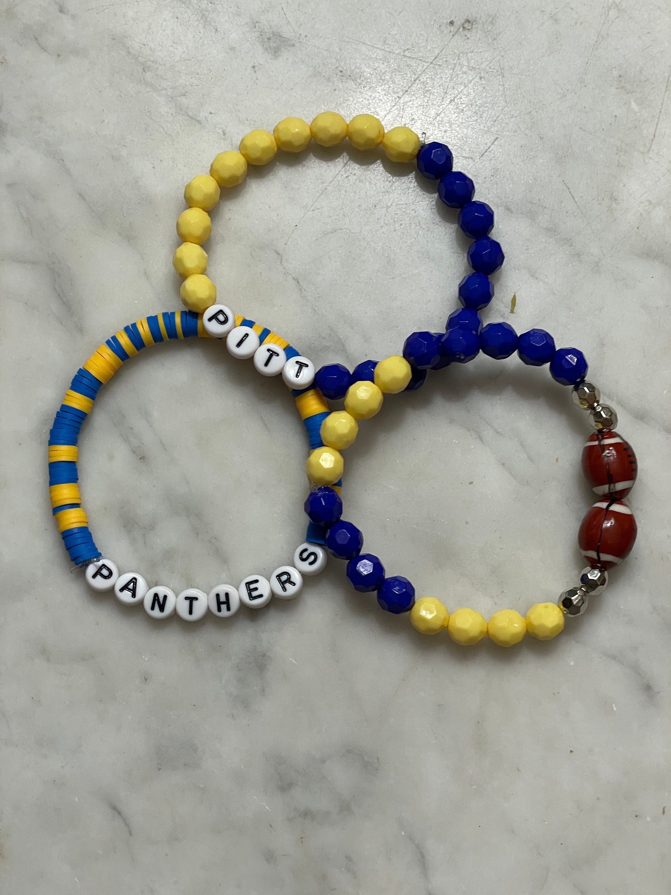 Football Teams Bracelets- Set of 3 - Etsy