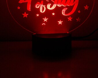 Edge Lit Acrylic Sign - Etsy
