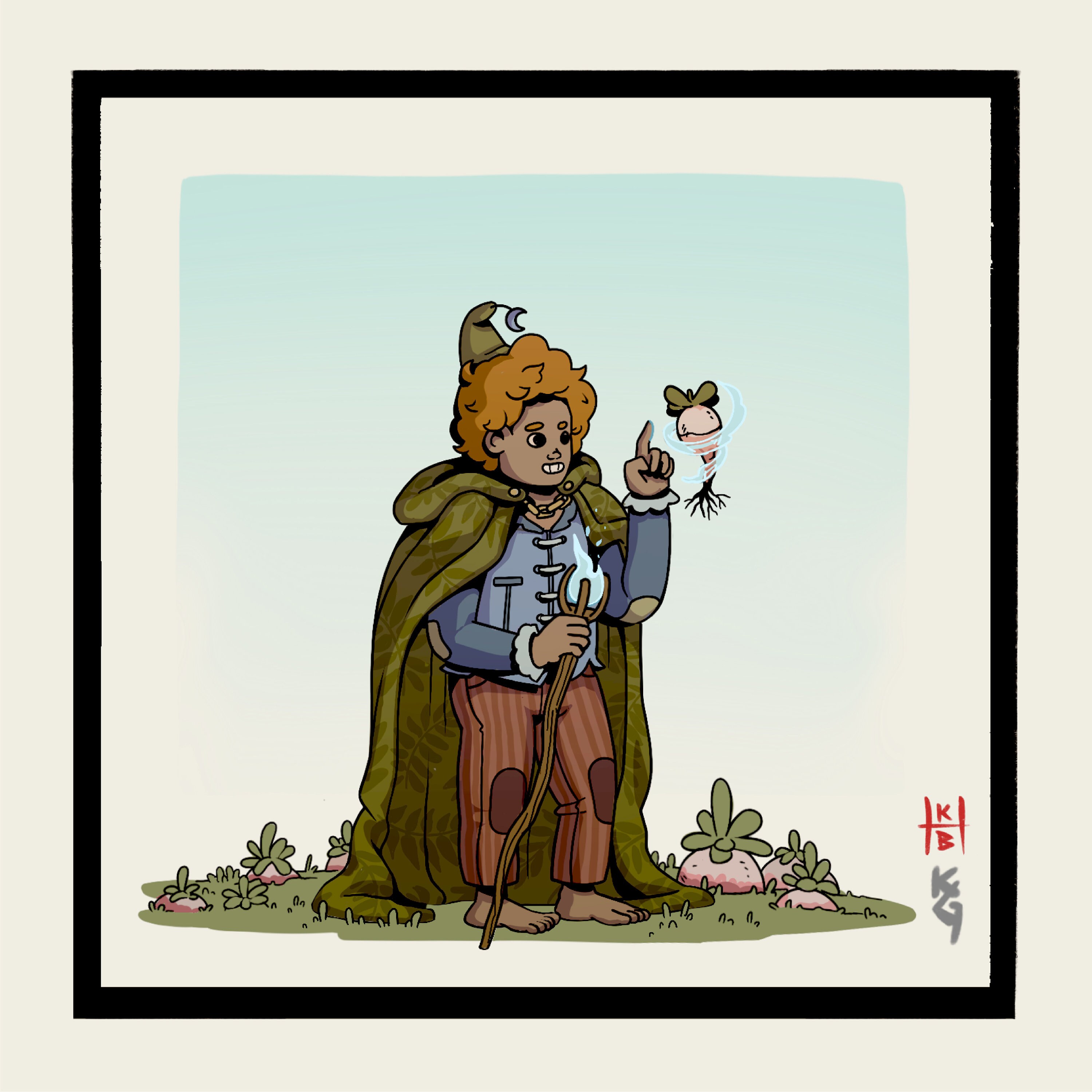 D&D Character High Quality Matte Print Garwick Boy - Etsy