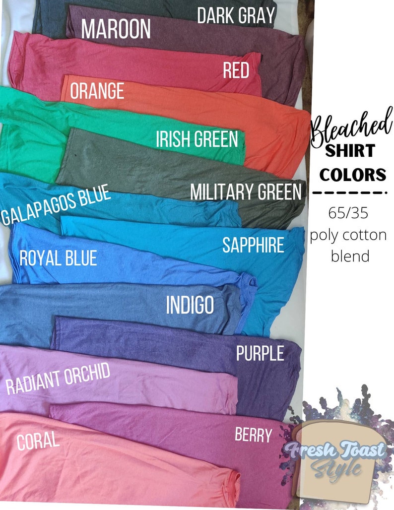 Custom Bleached Tshirt | Your Design | Sublimation Bleached Tshirt - Etsy