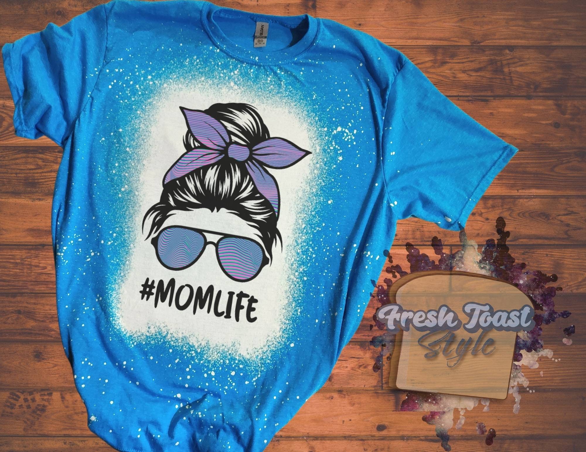 Mom Life Messy Bun Shirt Shirts For Moms Sublimation Etsy