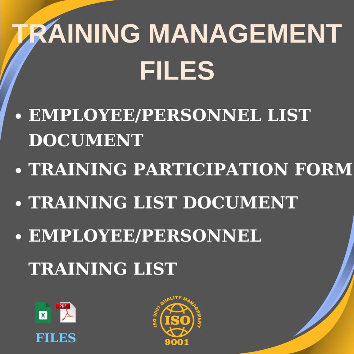 Training Management Template, Employee Training Tracker, ISO 9001 ...