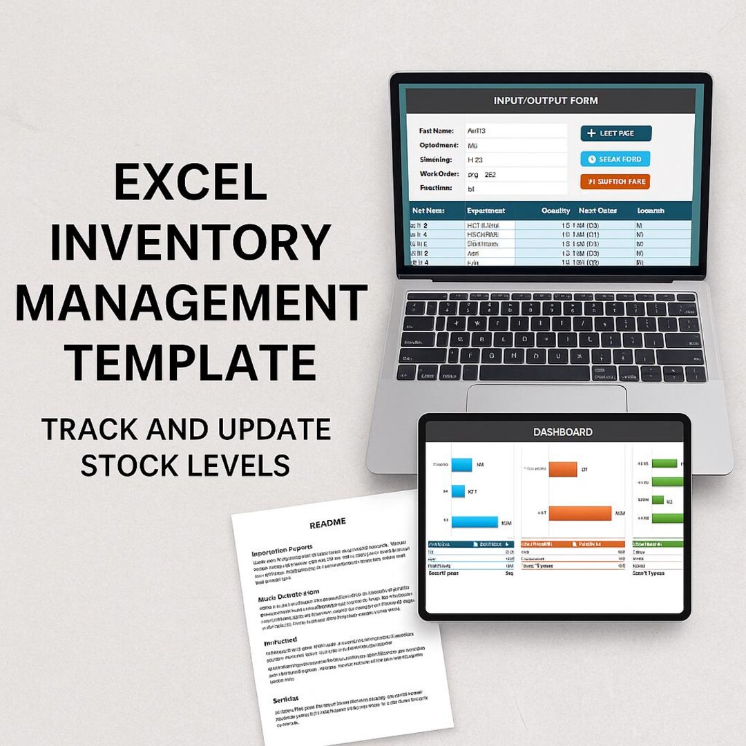 Simple Excel Inventory Management Template | Stock Control Dashboard ...