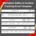 Workplace Safety & Incident Tracking Excel Template, Work Accidents ...