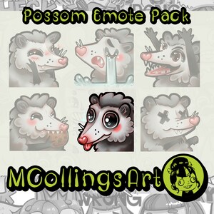 Possum Emote / Possum Emote Derp / Possum Emote Mlem / Blep Single ...