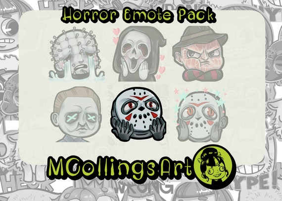 Horror Emote / Horror Emote Evil Laugh / Muahaha Horror Emote | Etsy