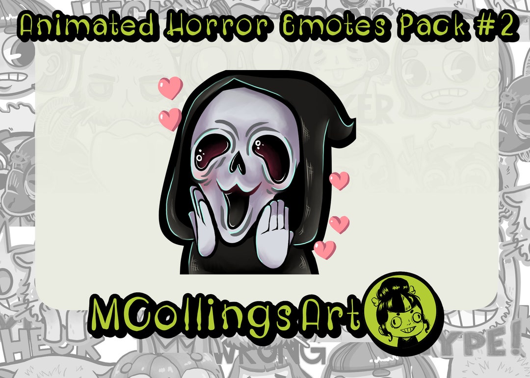Animated Horror Emote - UWU - Single Animated Twitch Emote / Discord ...