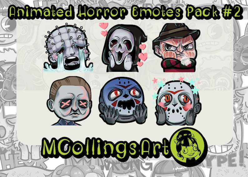 Animated Horror Emote Cry Single Animated Twitch Emote / Discord Emote ...