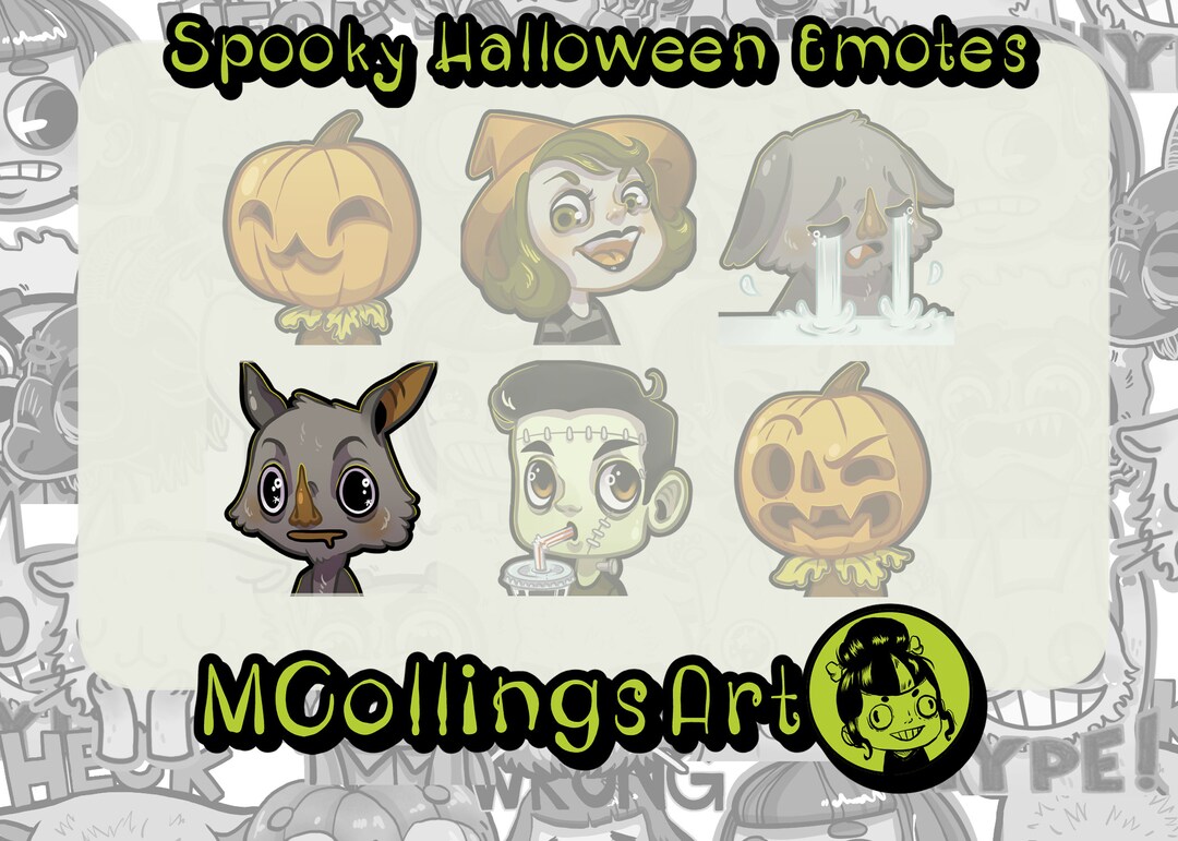 Halloween Emote / Halloween Derp / Silly Bat Emote Cute Single Twitch ...